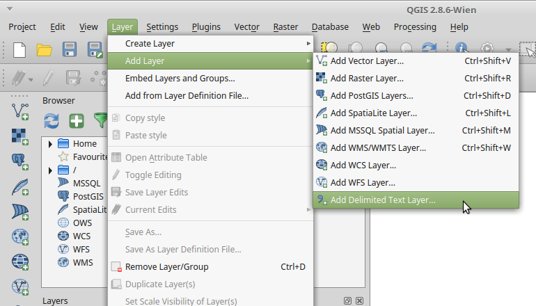 Upload Excel Latitude Longitude In Qgis As Spatial Layer
